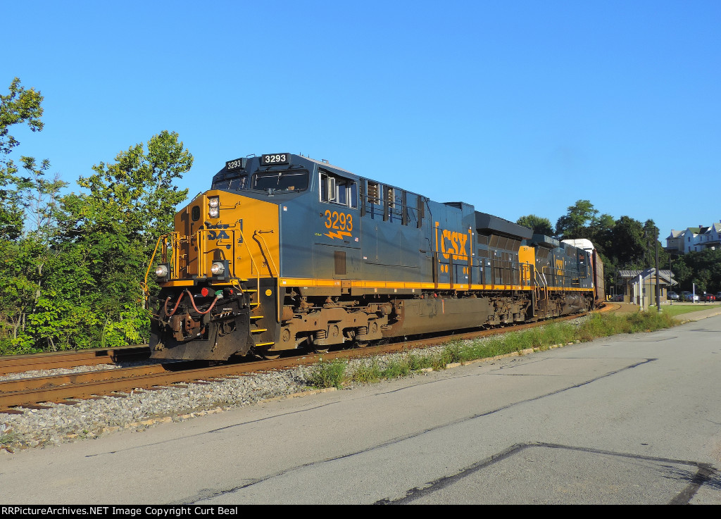 CSX 3293 and 57